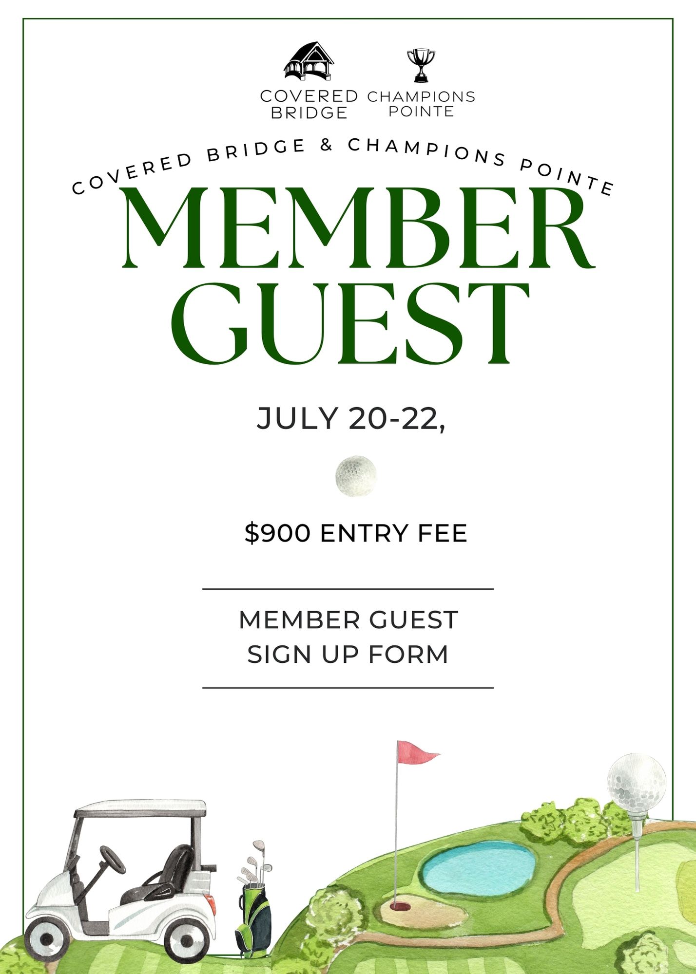 Member/Guest 2023 - Covered Bridge and Champions Pointe