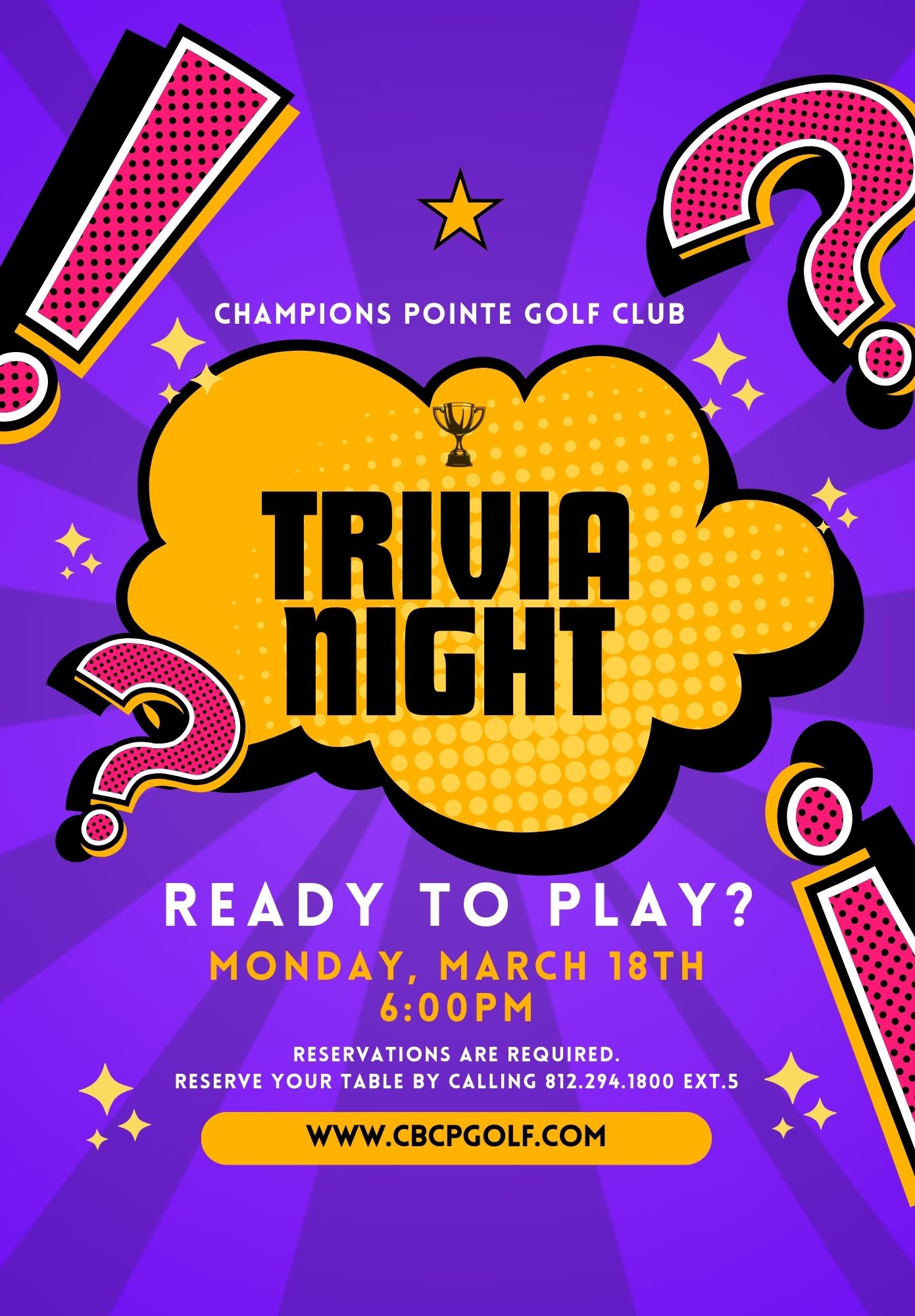 Champions Pointe March Trivia - Covered Bridge and Champions Pointe