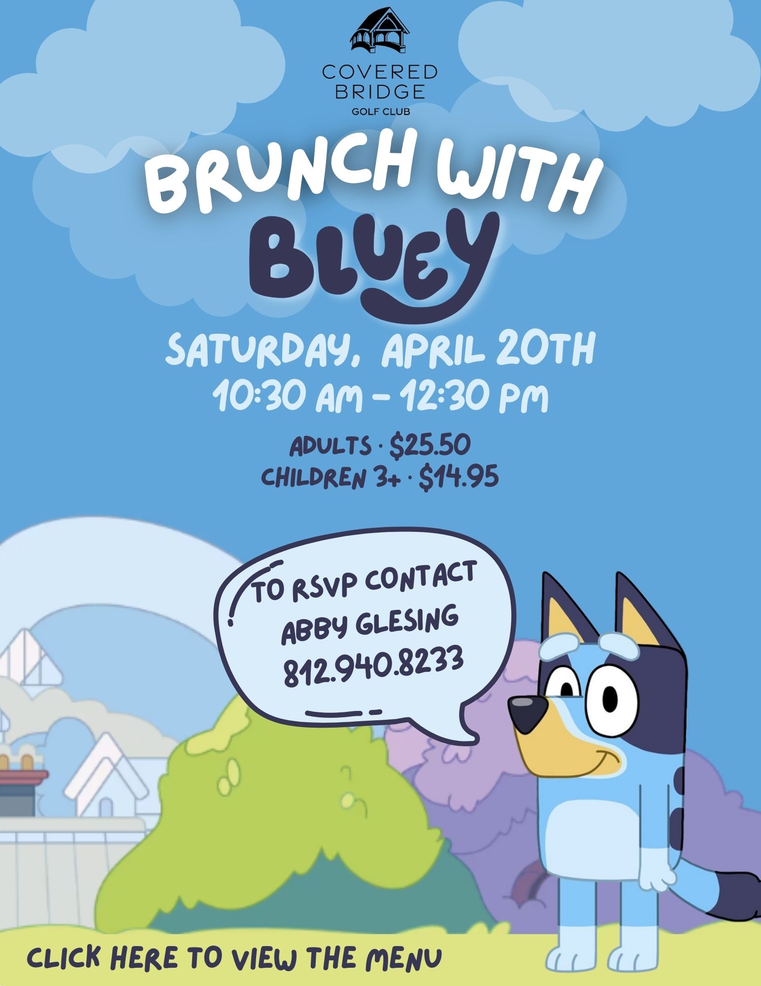 Bluey Brunch - Covered Bridge and Champions Pointe